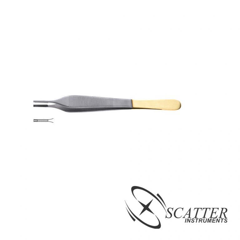 Green Fixation Forcep 10cm - Scatter Instruments