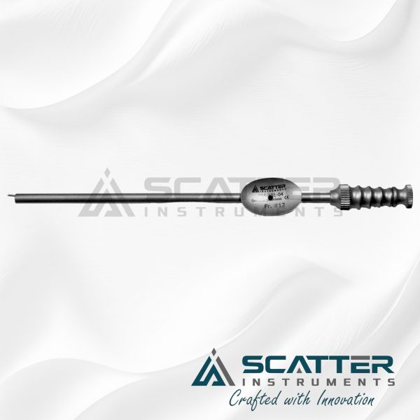 Frazier Suction Tube Insulated Angulated - Scatter Instruments