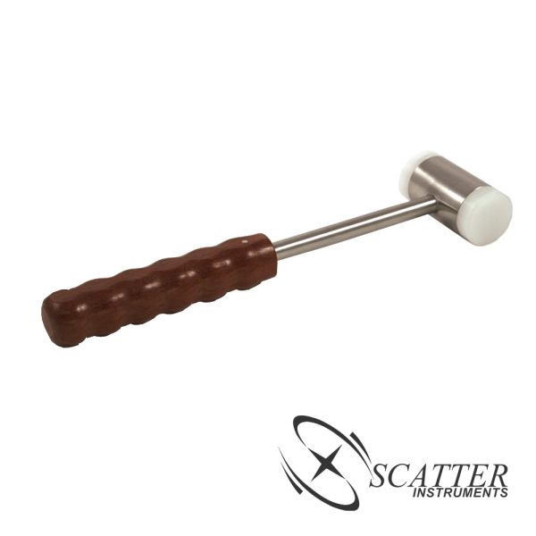 Precision Large Mallet With Plastic Facing Solid Head - Scatter Instruments