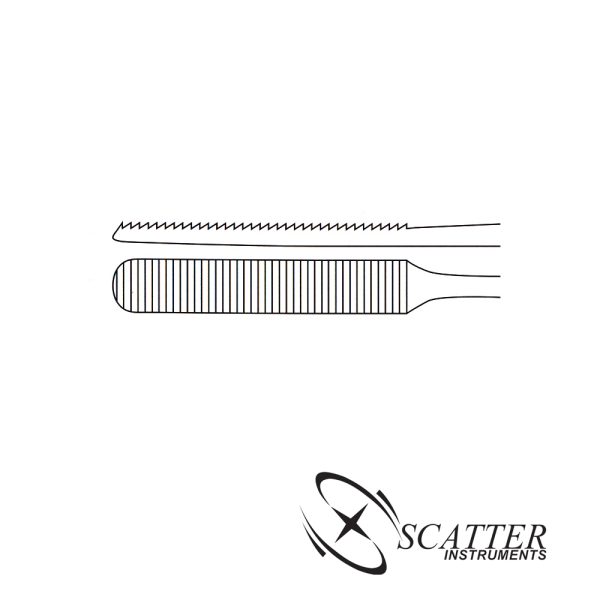 Joseph Nasal Saw Angled to Right - Scatter Instruments