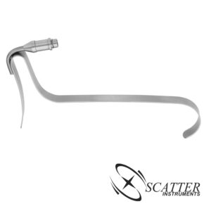 Freeman Flap Retractor With Fiber Optic Guide Light - Scatter Instruments