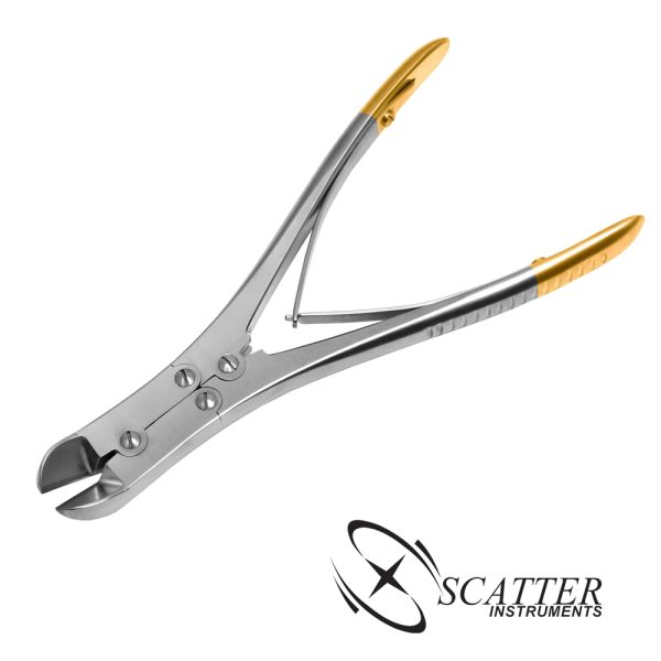 Wire Cutter Double Action Light Curved - Scatter Instruments