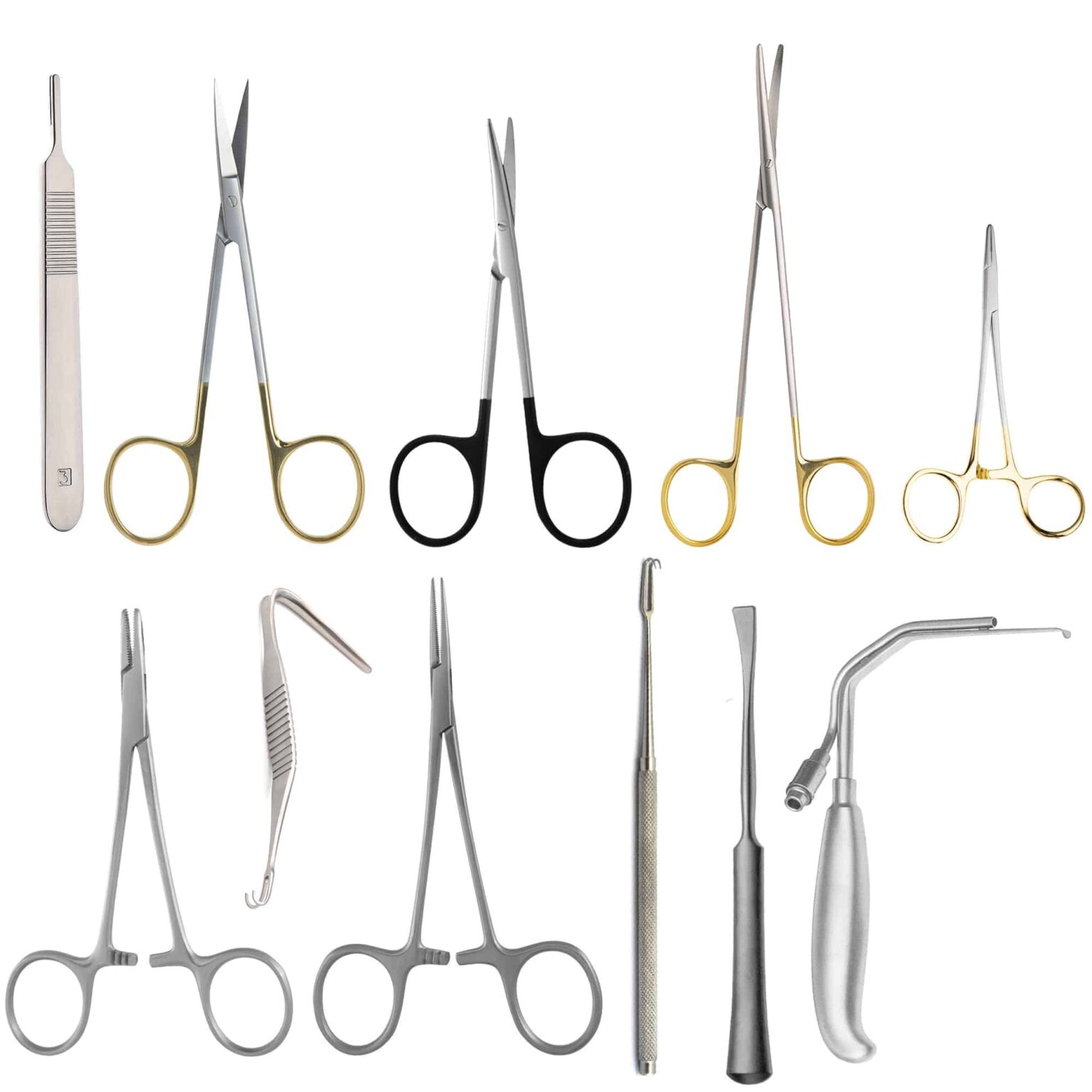Plastic Surgery Instruments Set - Scatter Instruments
