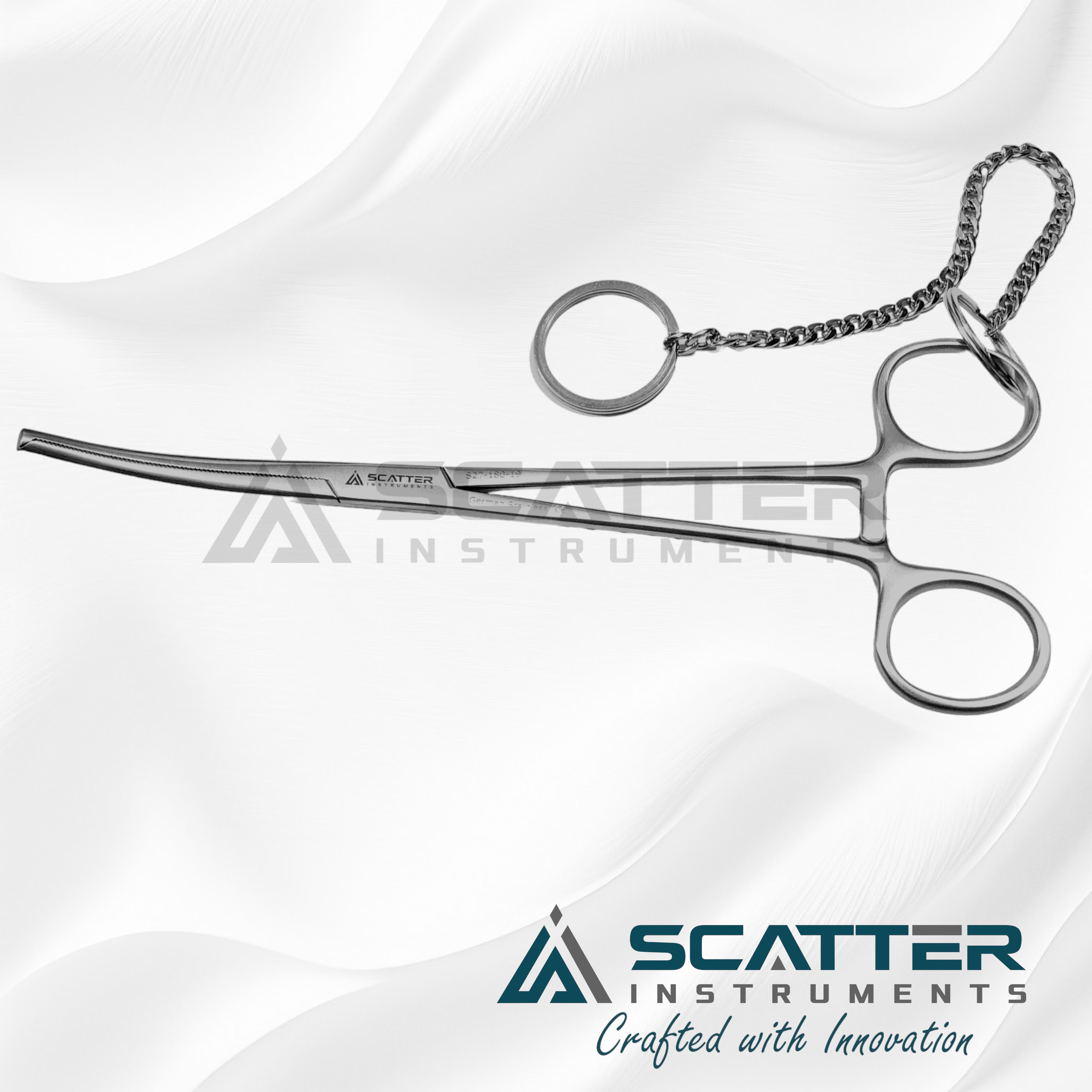 Hargis Coronoid Retractor 19cm With Chain - Scatter Instruments