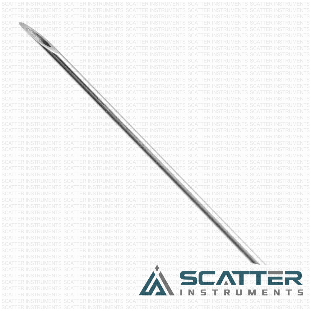 Atkinson retrobulbar needle, 23 gauge - Scatter Instruments