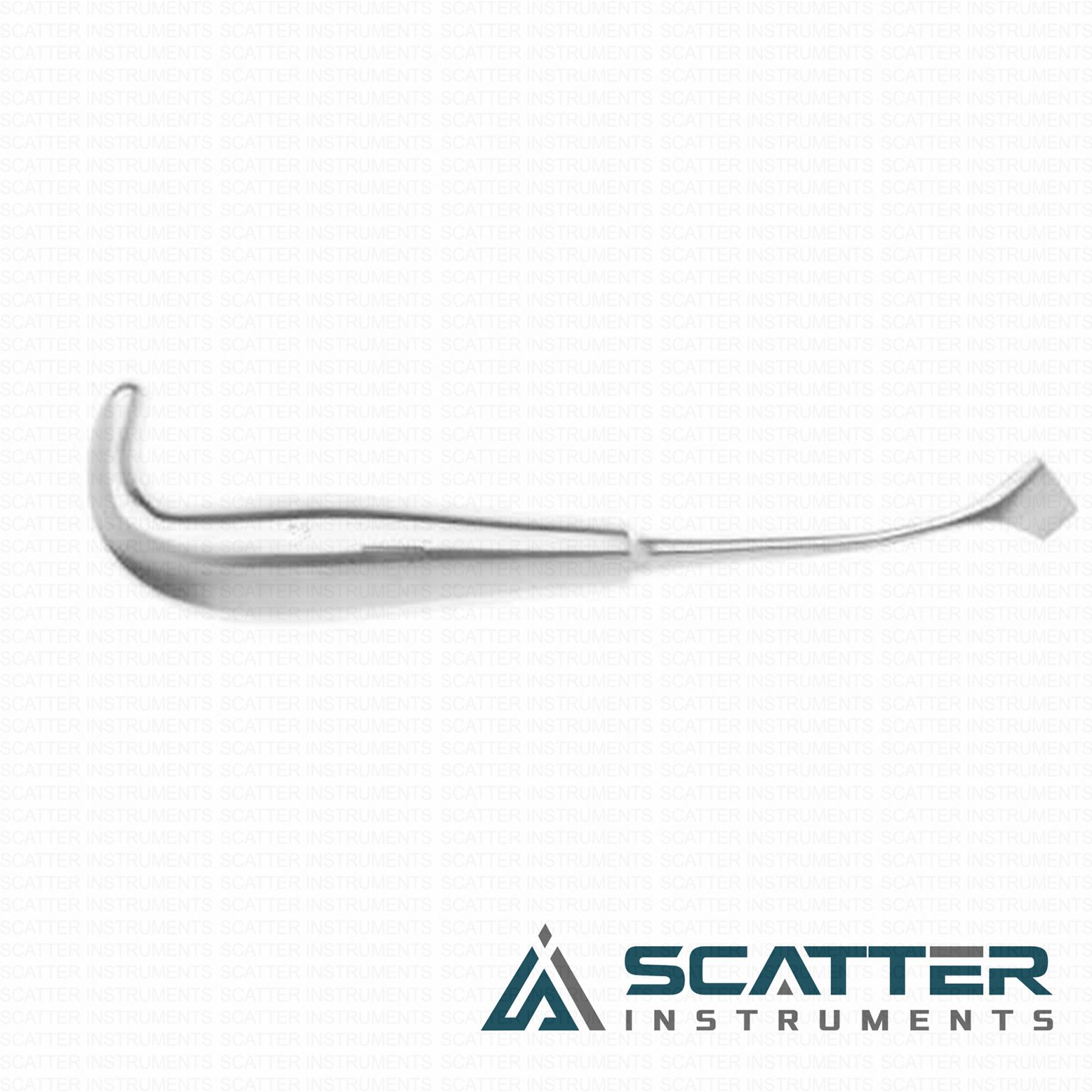 Hargis Coronoid Retractor 19cm With Chain - Scatter Instruments